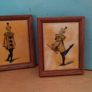 Vintage Kimberly Enterprises Framed Tile Art - Etsy