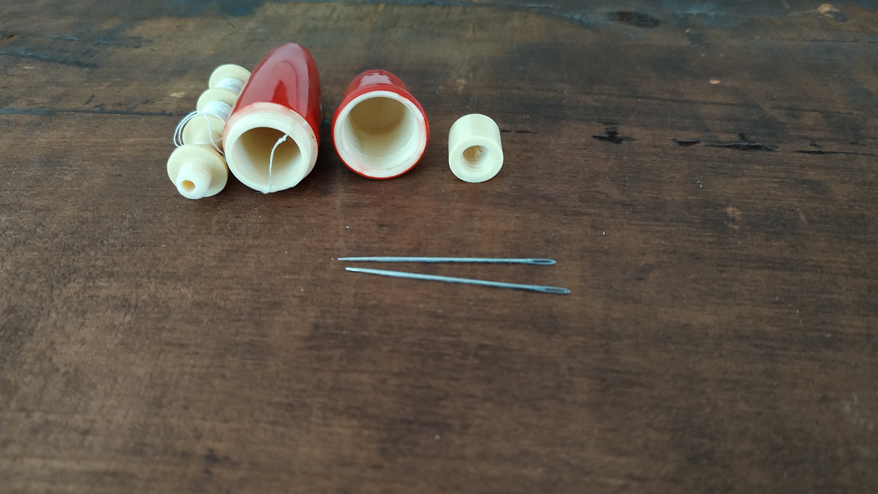 1920s Celluloid Sewing Thimble Holder Needle Case Etui - Etsy