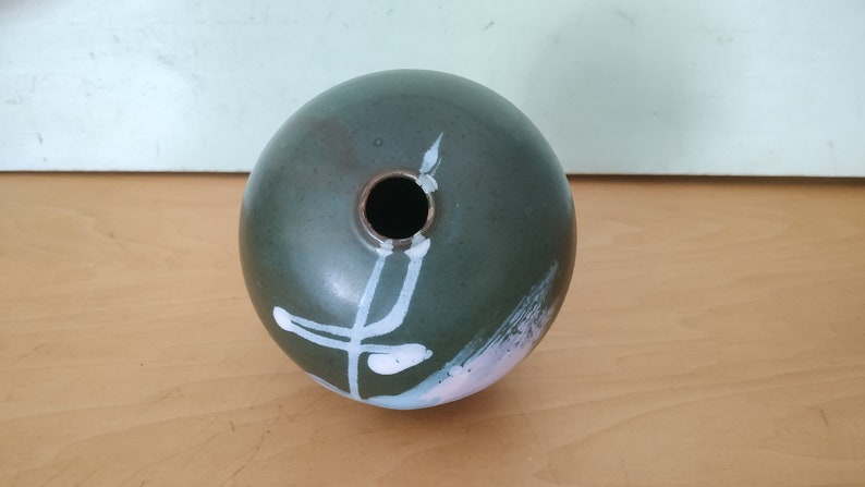 Vintage Fine Art Pottery Round Globe Ceramic Sphere Japanese - Etsy