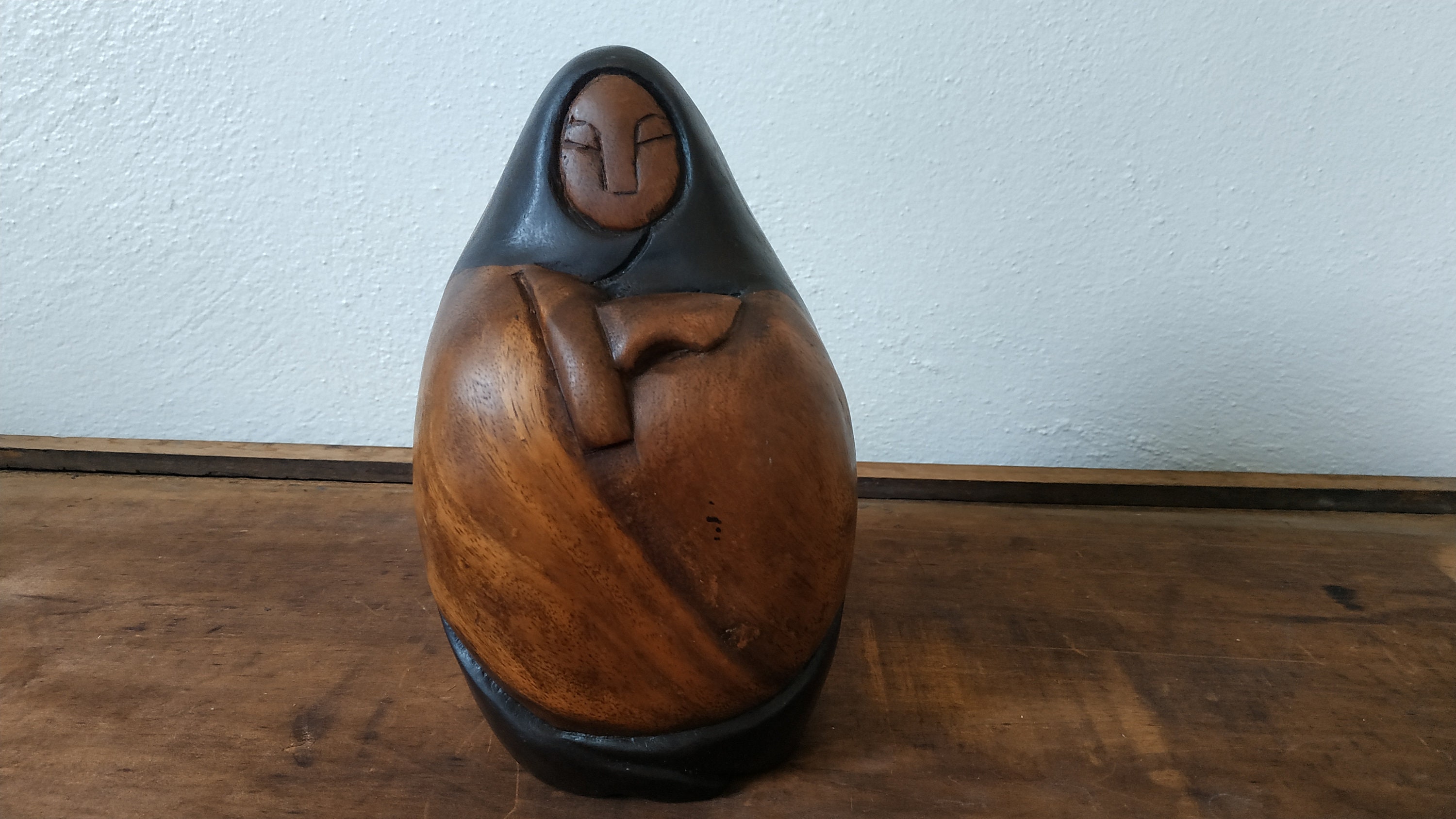 Native Indian Art Vintage Peruvian Wood Sculpture Nurturing - Etsy