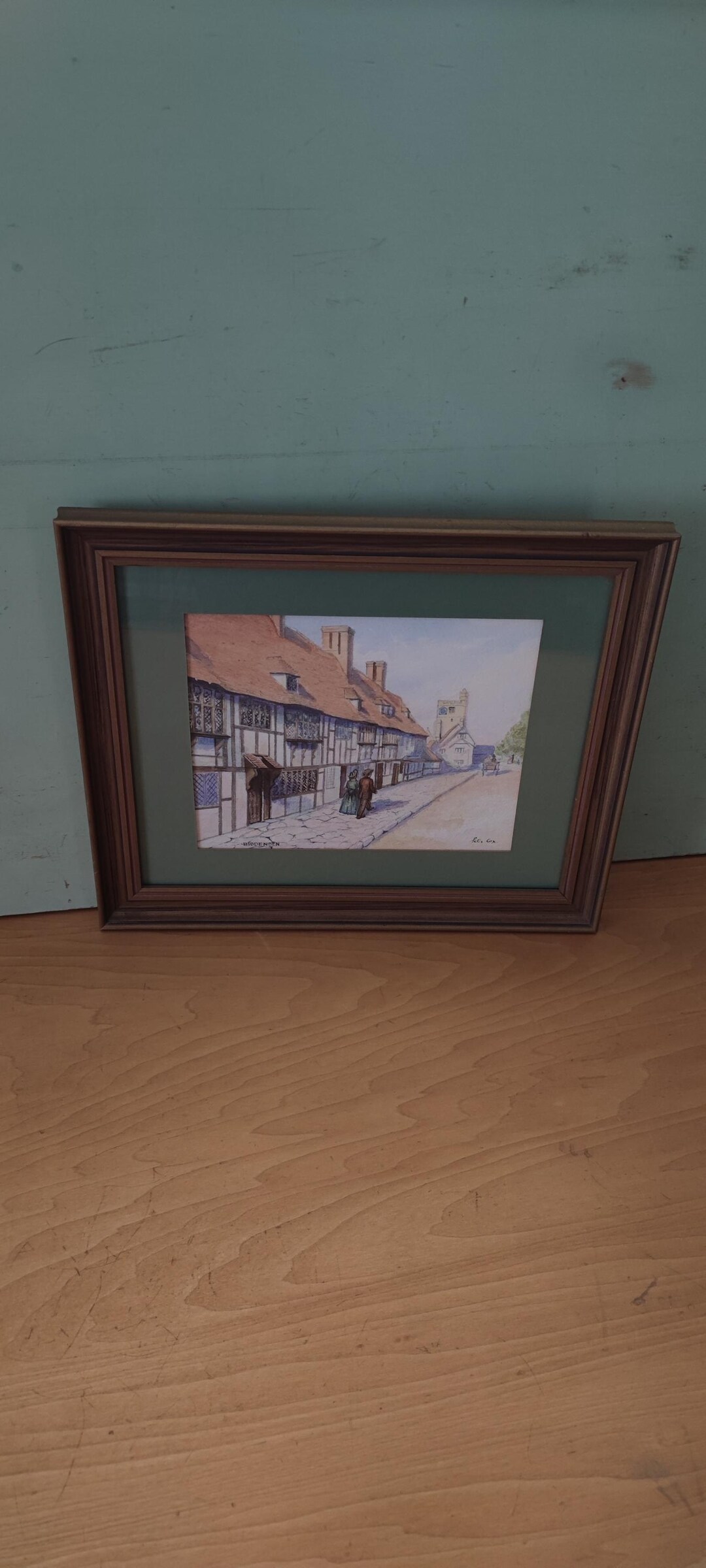 Peter Cox Watercolor Painting Dutch Artist the Village of Biddenden in ...