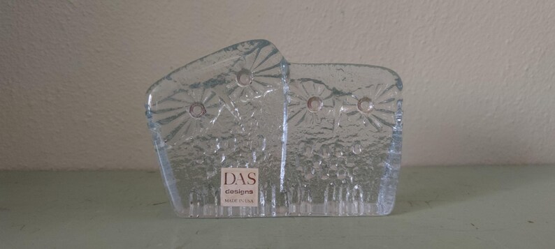 Don Shepard DAS Designs Ice Floe Glass Owls Paperweight Blenko Glass ...