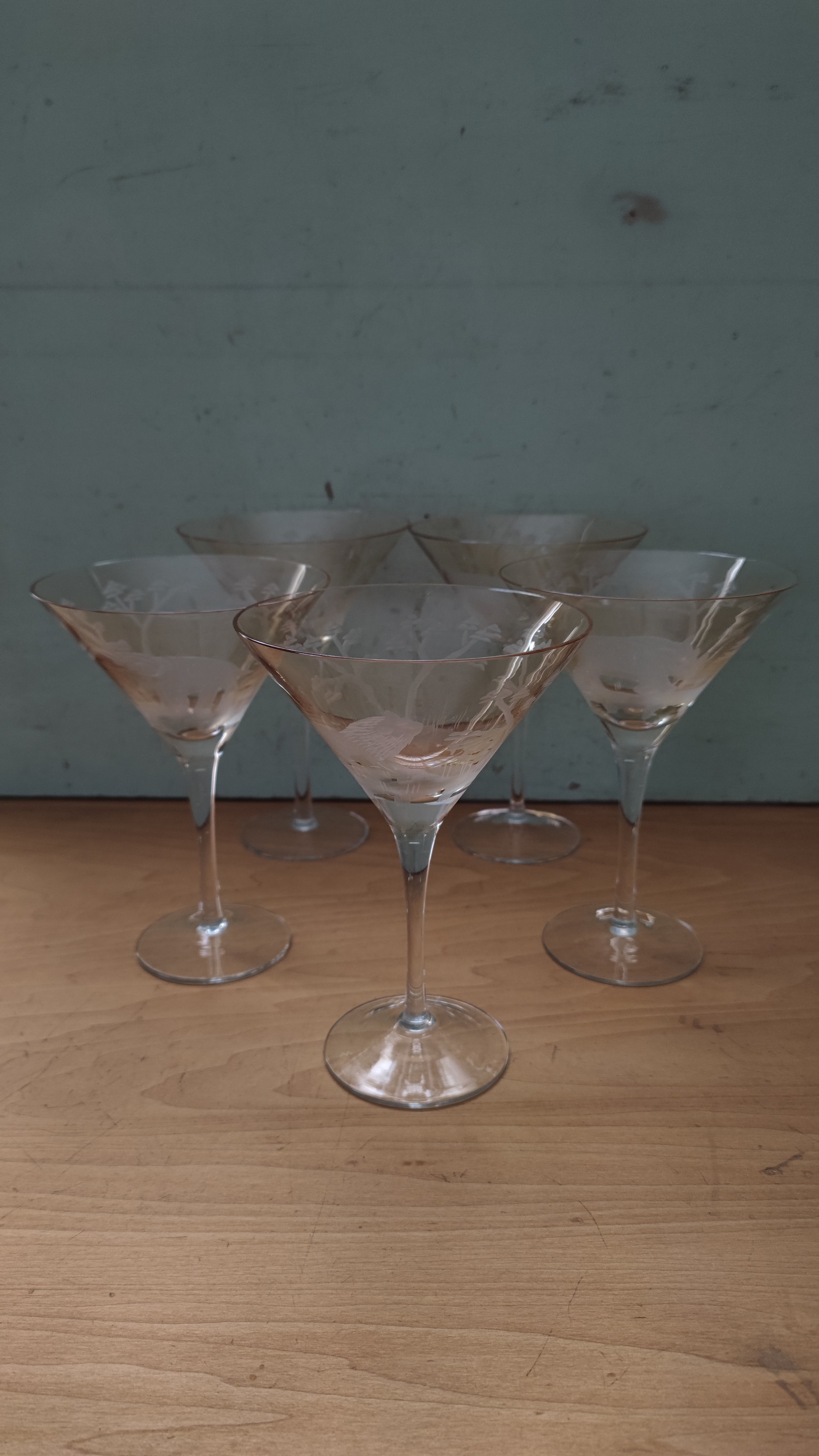 Moser African Big Game Safari Martini Glasses Tinted in British Khaki ...