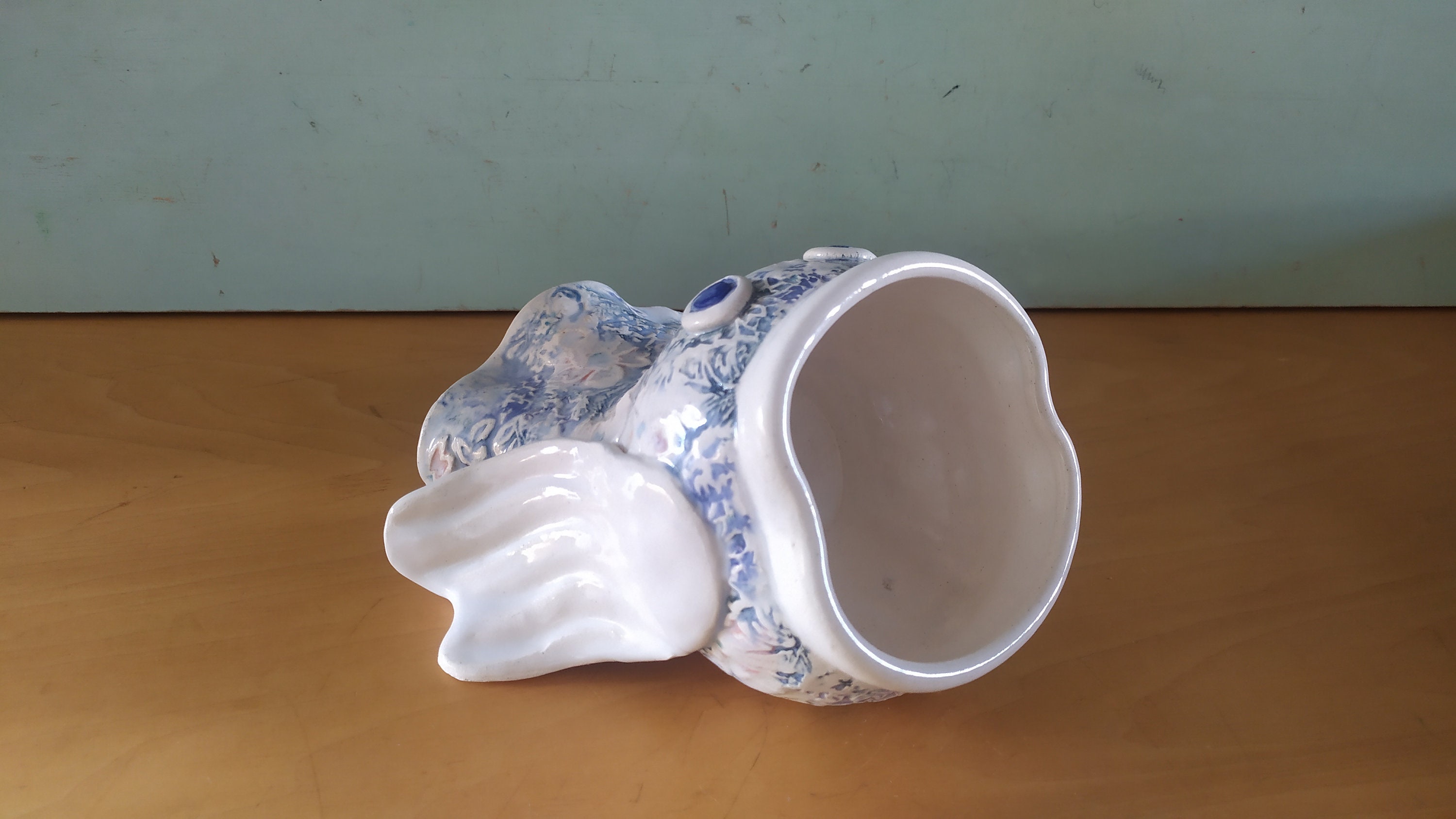 Large Ceramic Puffer Fish Ceramic Salt Fish Studio Art Pottery Signed ...