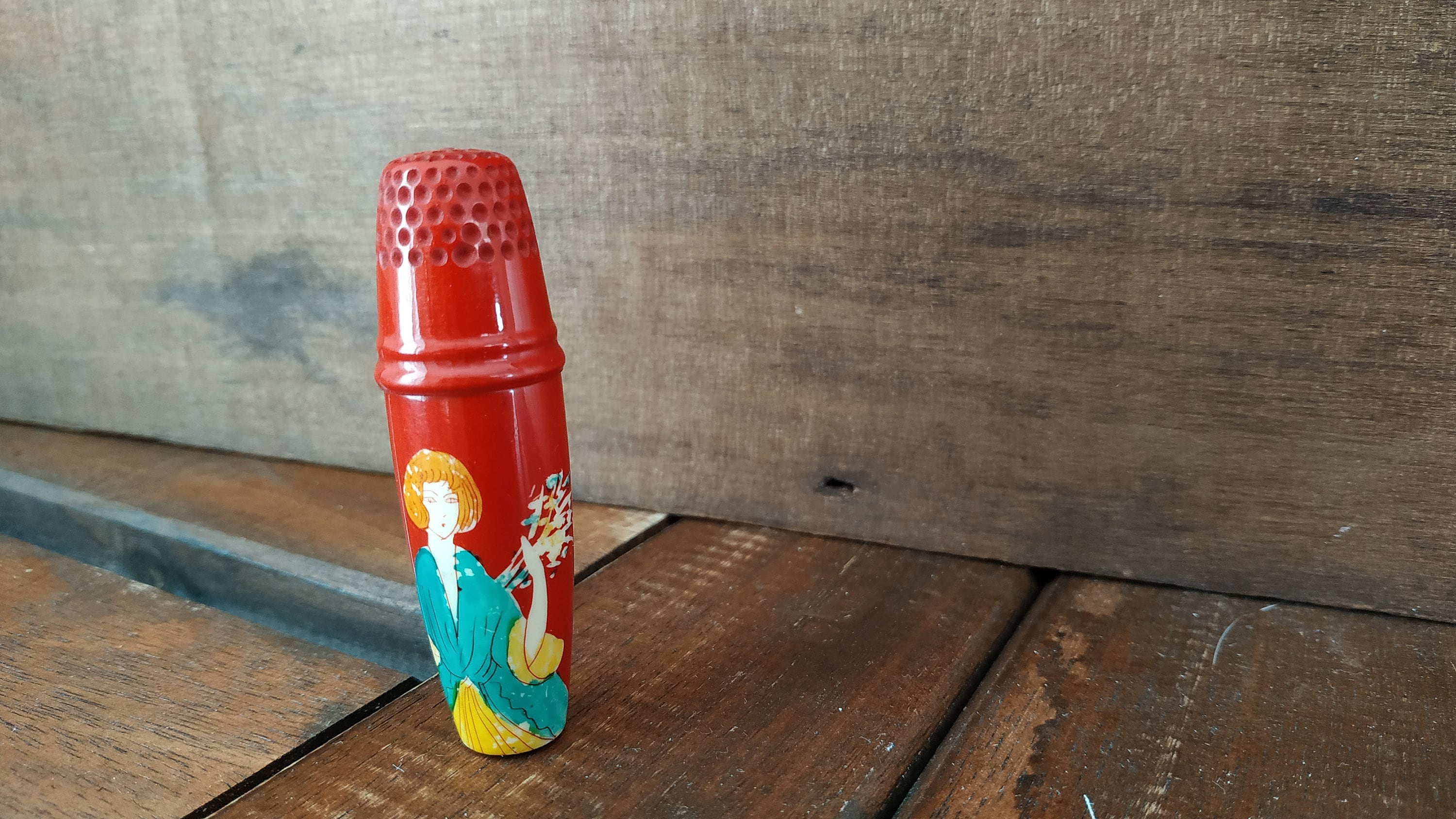 1920s Celluloid Sewing Thimble Holder Needle Case Etui - Etsy