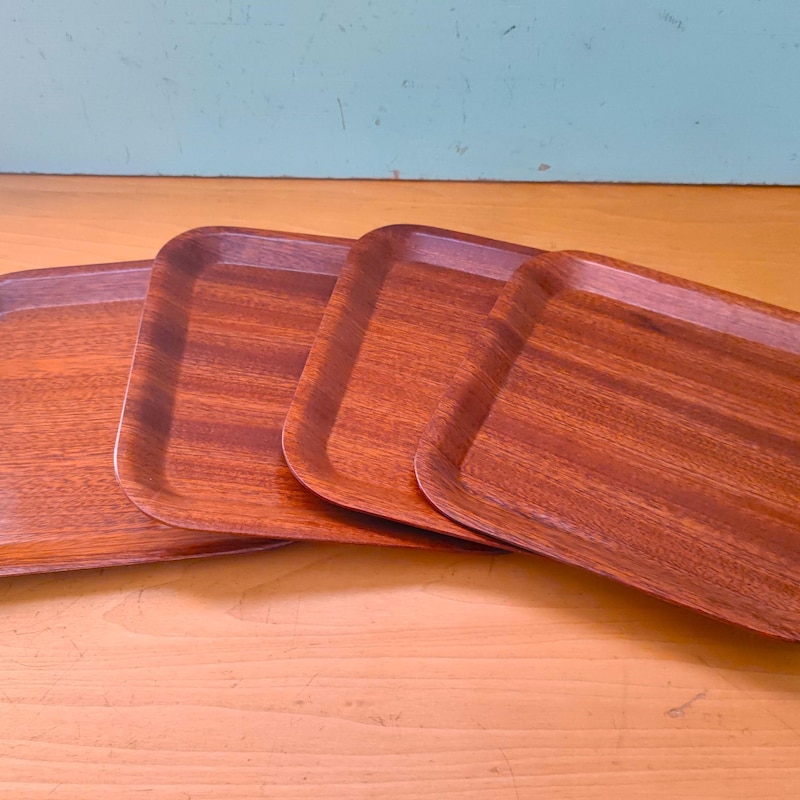 Teak Serving Tray - Etsy