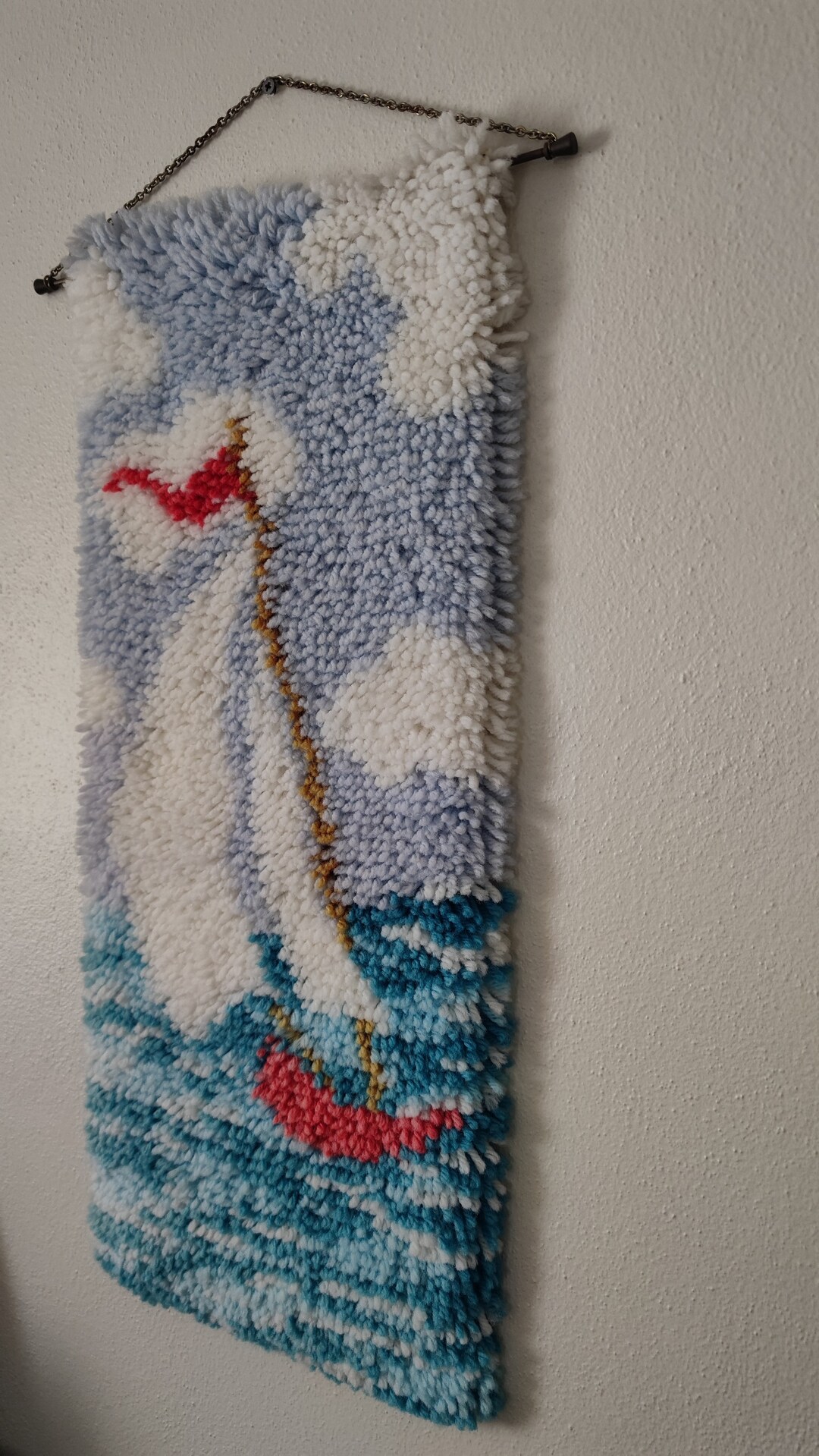 Fair Winds Sailing at Sea Embroidery Latch Hook Rug Wall Art Runner - Etsy
