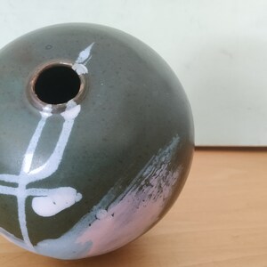 Vintage Fine Art Pottery Round Globe Ceramic Sphere Japanese - Etsy
