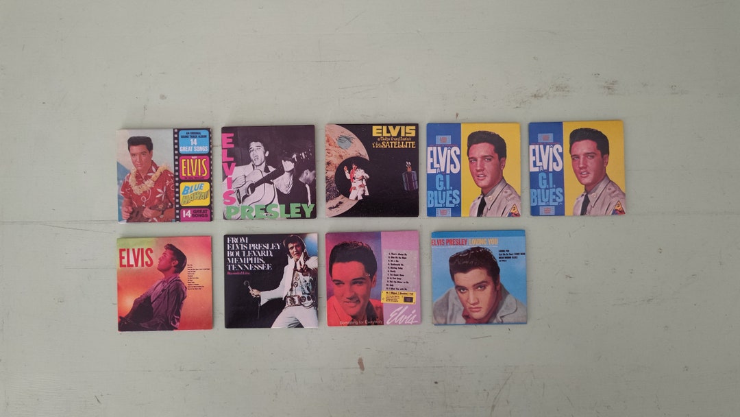 Elvis Presley Chu Bops Bubble Gum Record Albums Covers 1981 Opened - Etsy