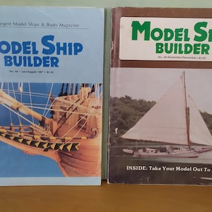 Model Ship Builder Nov/dec 1883 Jul/aug 1987 - Etsy