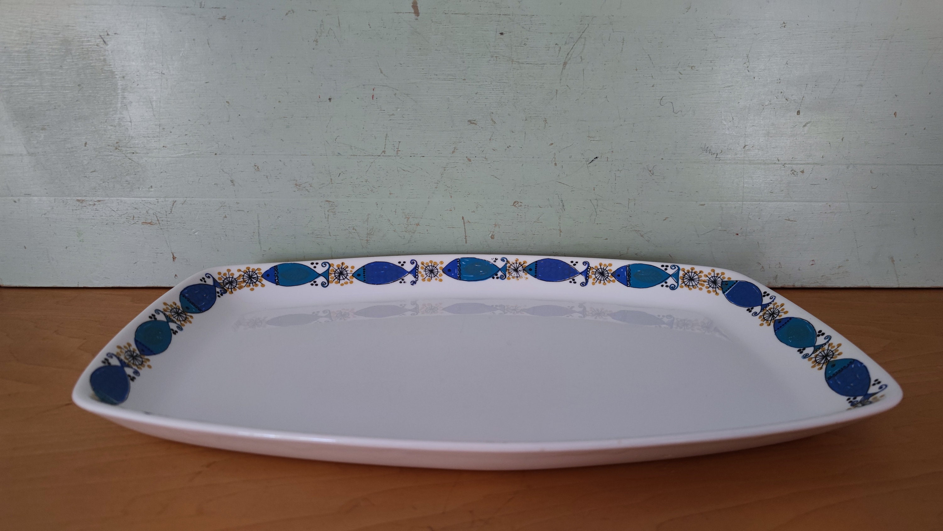 Norway Figgjo Flint Clupea 15.3” Rectangular Serving Platter by Turi ...