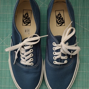 Classic Canvas Vans Cool Blue off the Wall Size 8.5 Men’s Size 10 for ...