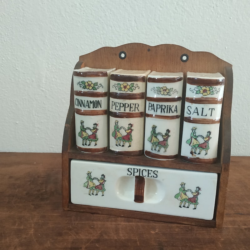 Vintage Spice Rack - Etsy
