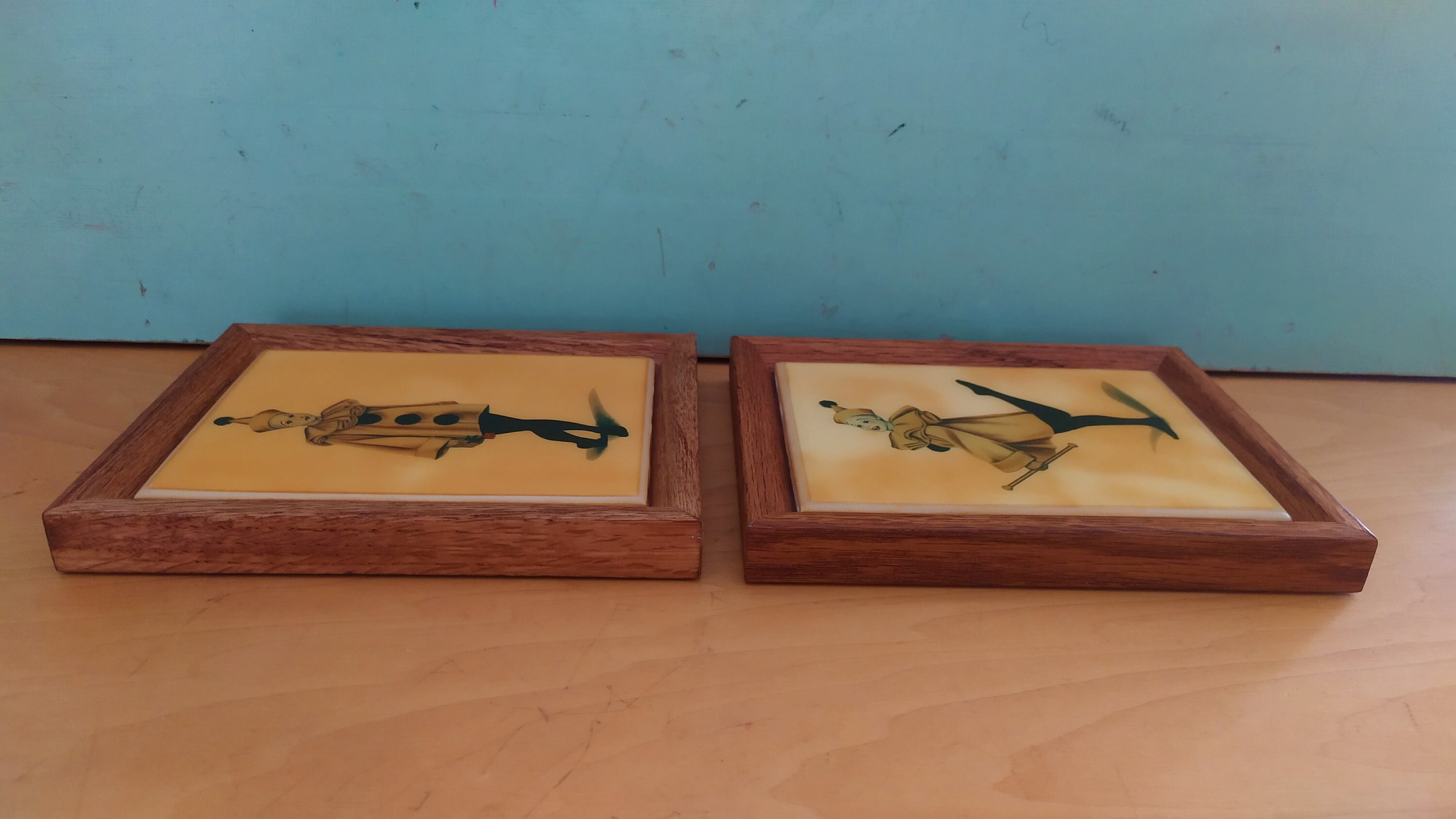 Vintage Kimberly Enterprises Framed Tile Art - Etsy