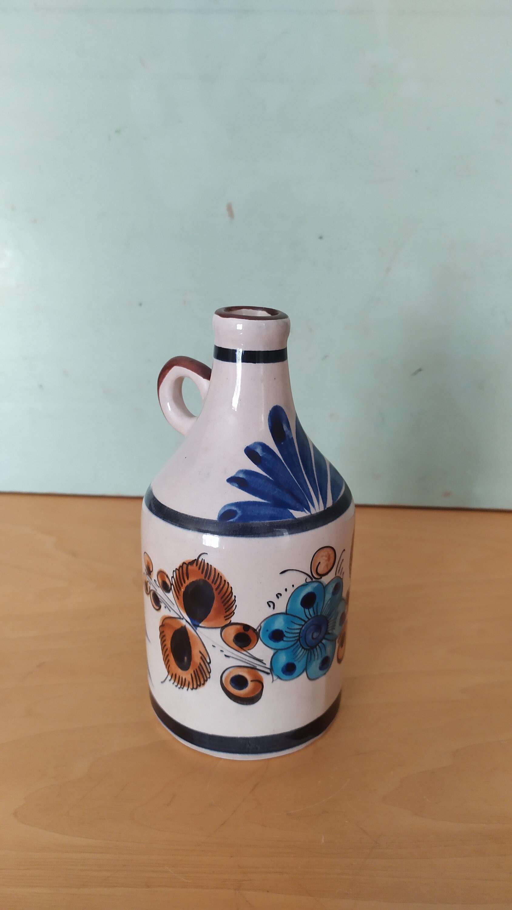 Tonala Pottery Jug Manuel Garay Ceramica Artistica Tonala/cat - Etsy