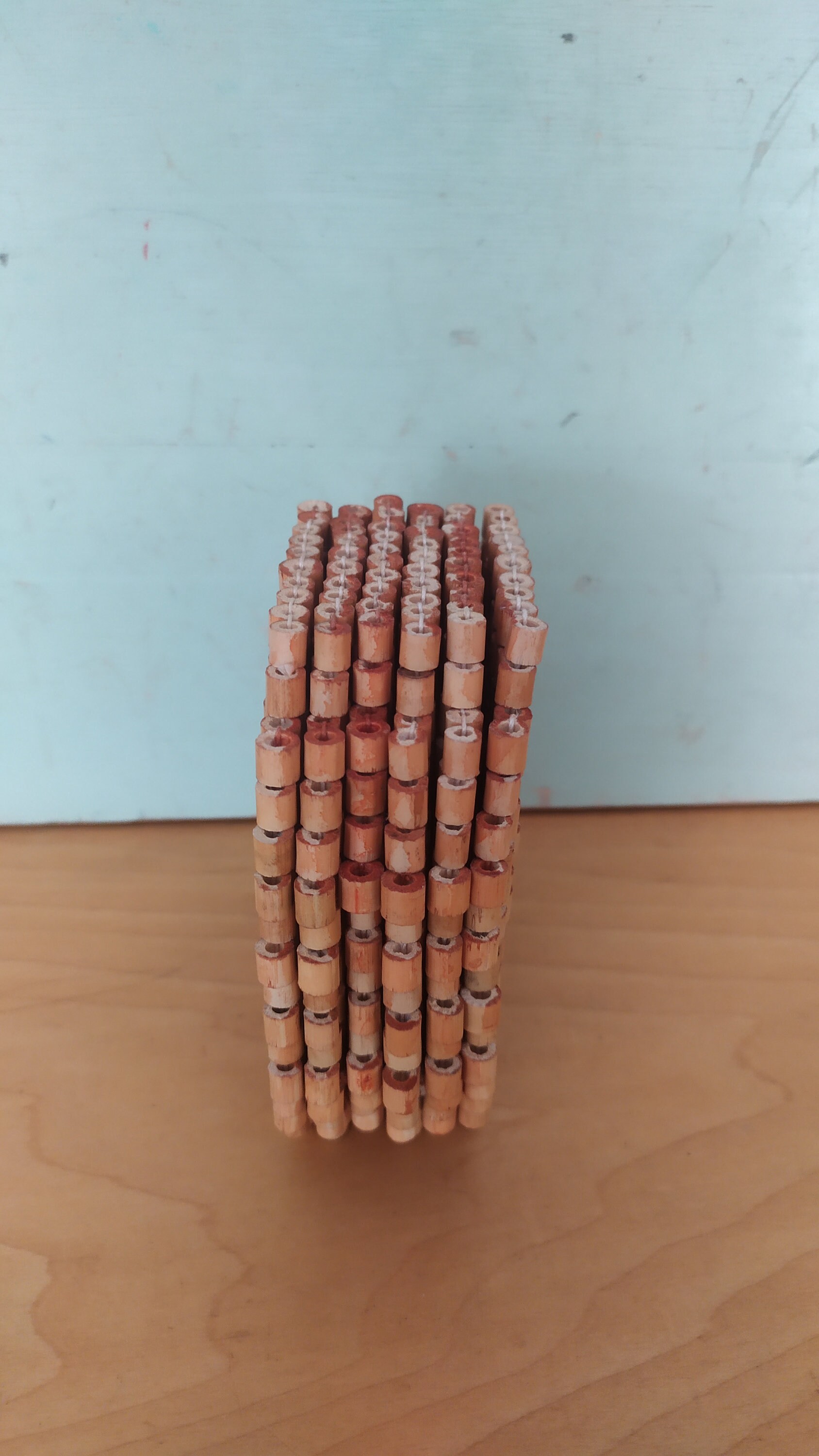 Vintage Bamboo Beaded Hot Drink Coasters Apple Bamboo Trivet - Etsy