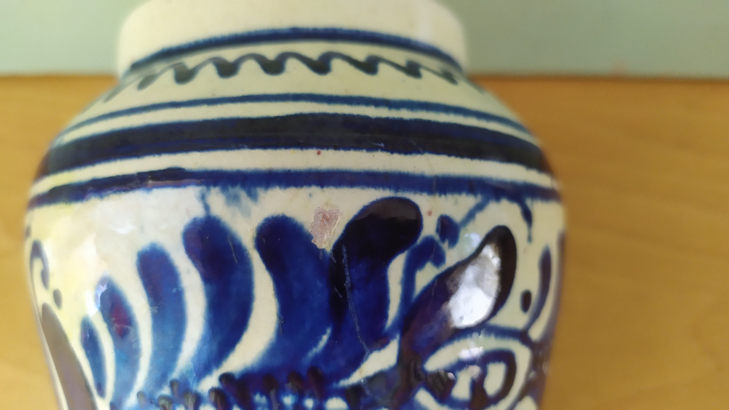 Romanian Corund Cobalt Blue Floral Ceramic Vase Székelyland - Etsy