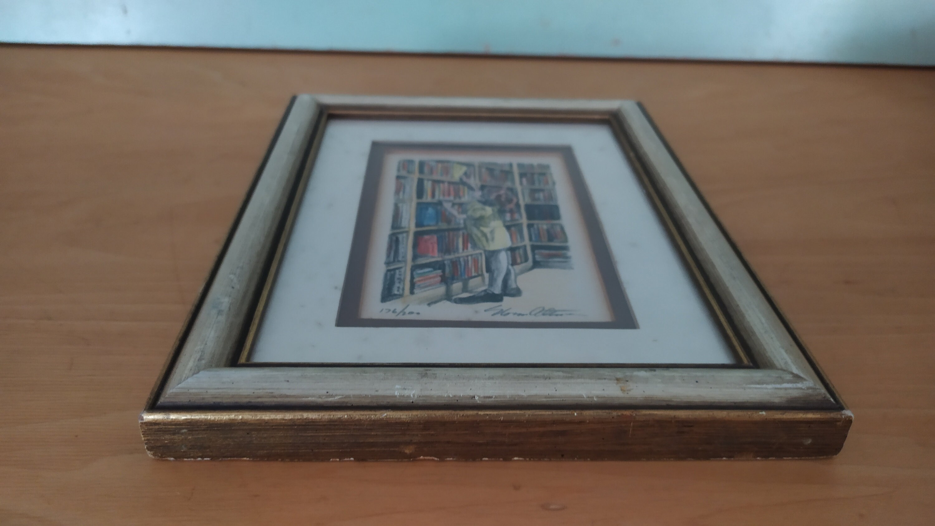Eloise Atkinson Art Etching Girl at the Library 176/200 - Etsy