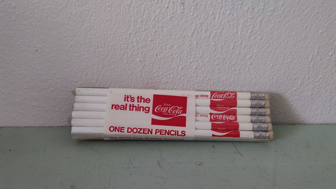 1970’s Coca Cola 12 Pack Pencils PMA Have A Coke and A Smile - Etsy