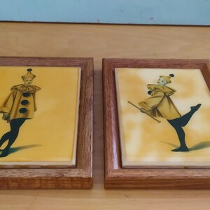 Vintage Kimberly Enterprises Framed Tile Art - Etsy
