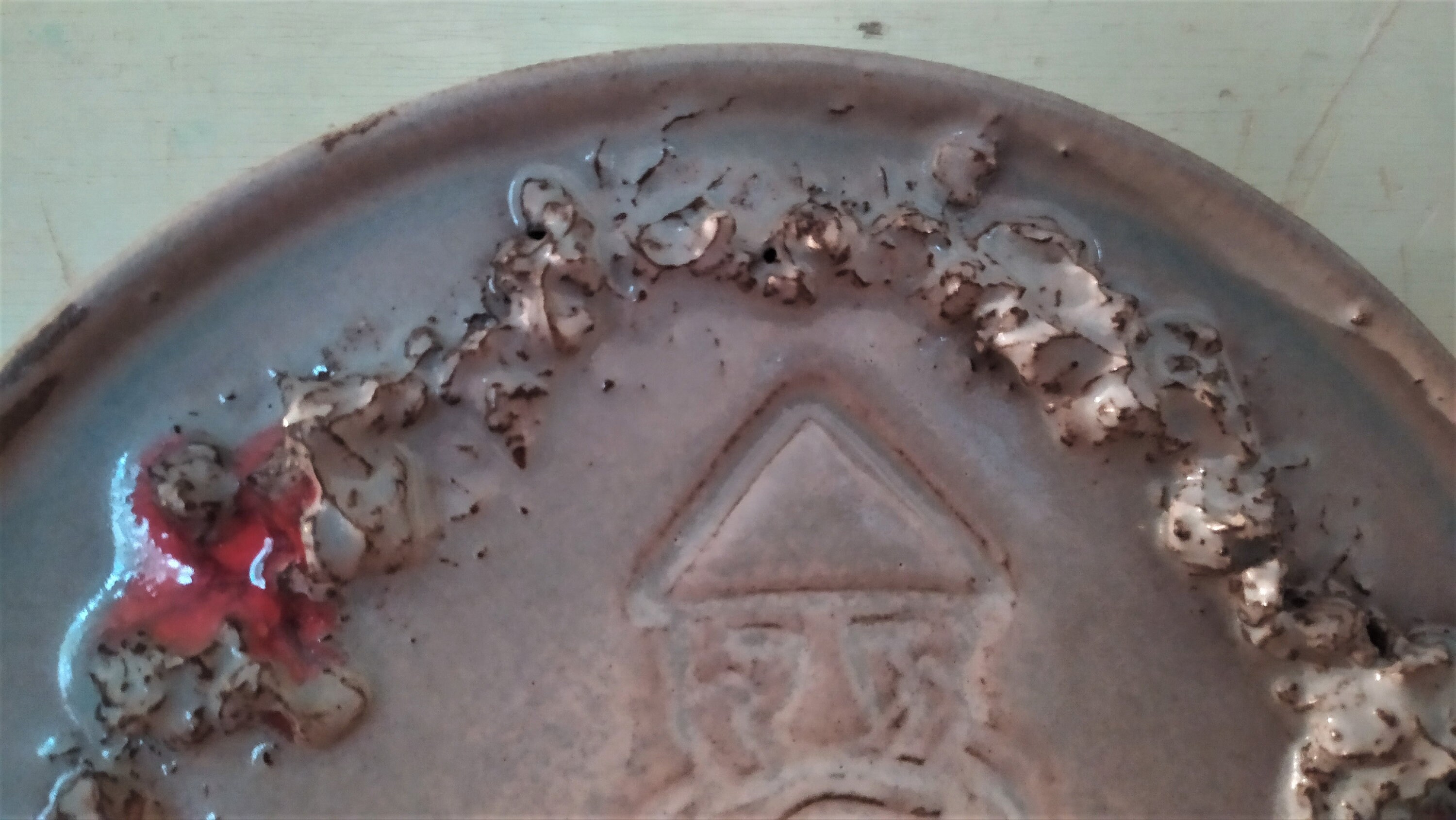 Glit Studio Iceland Lava Pottery Santa and Reindeer Wall Plate - Etsy