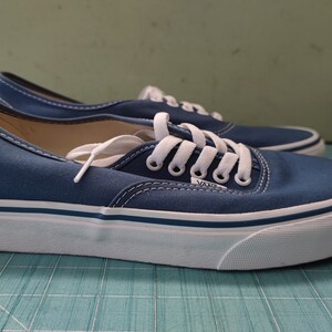 Classic Canvas Vans Cool Blue off the Wall Size 8.5 Men’s Size 10 for ...