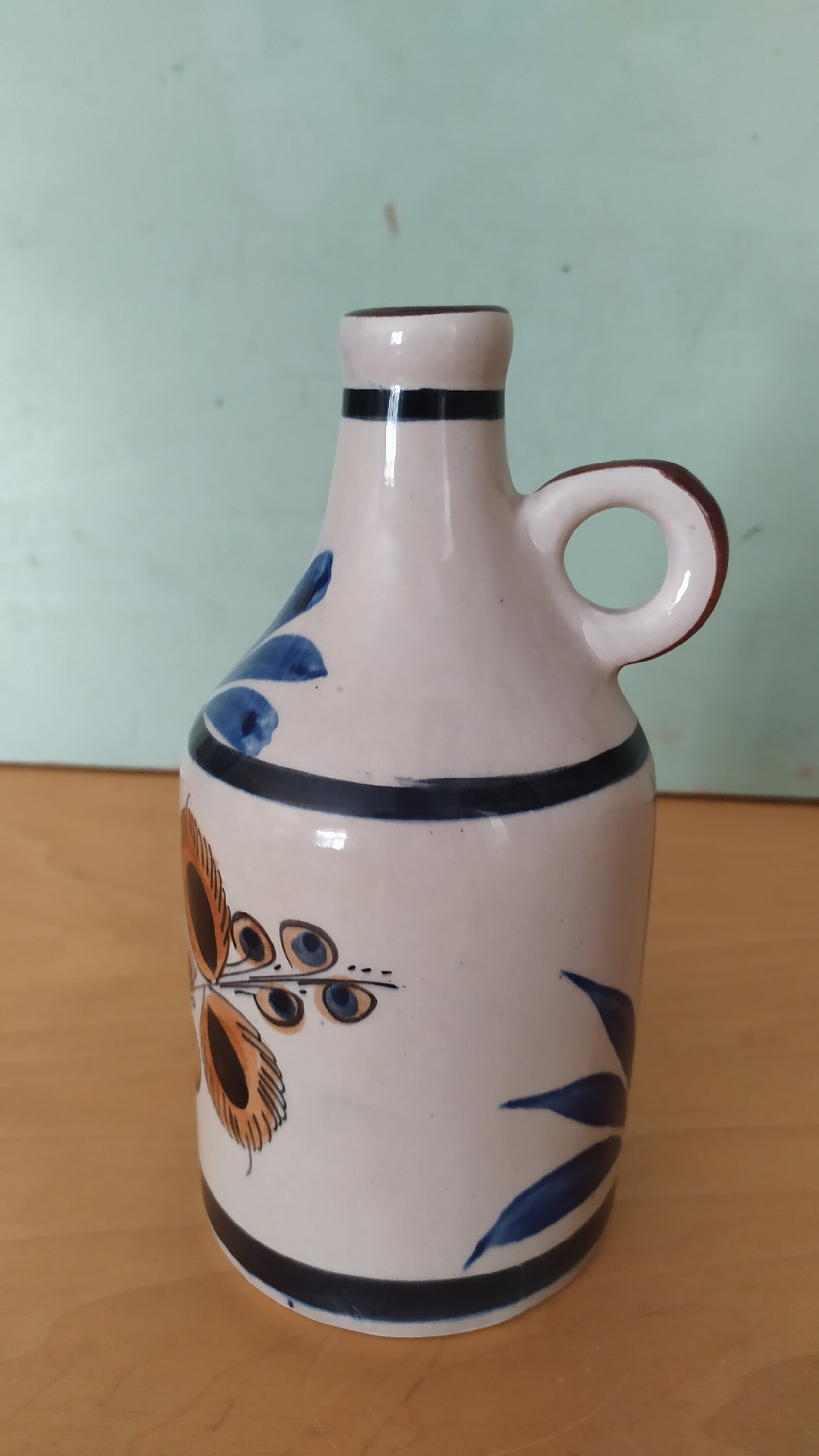 Tonala Pottery Jug Manuel Garay Ceramica Artistica Tonala/cat - Etsy