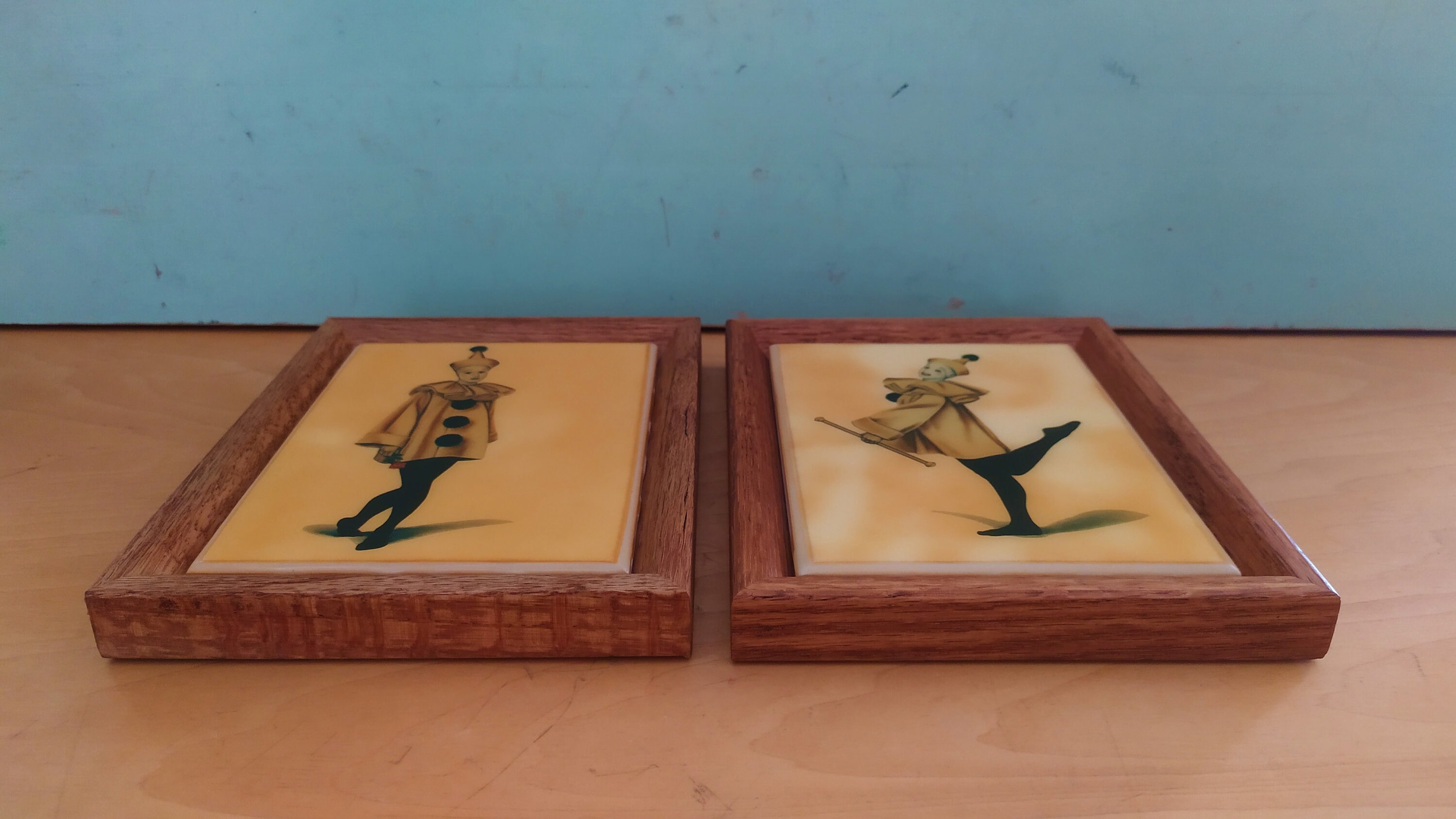 Vintage Kimberly Enterprises Framed Tile Art - Etsy