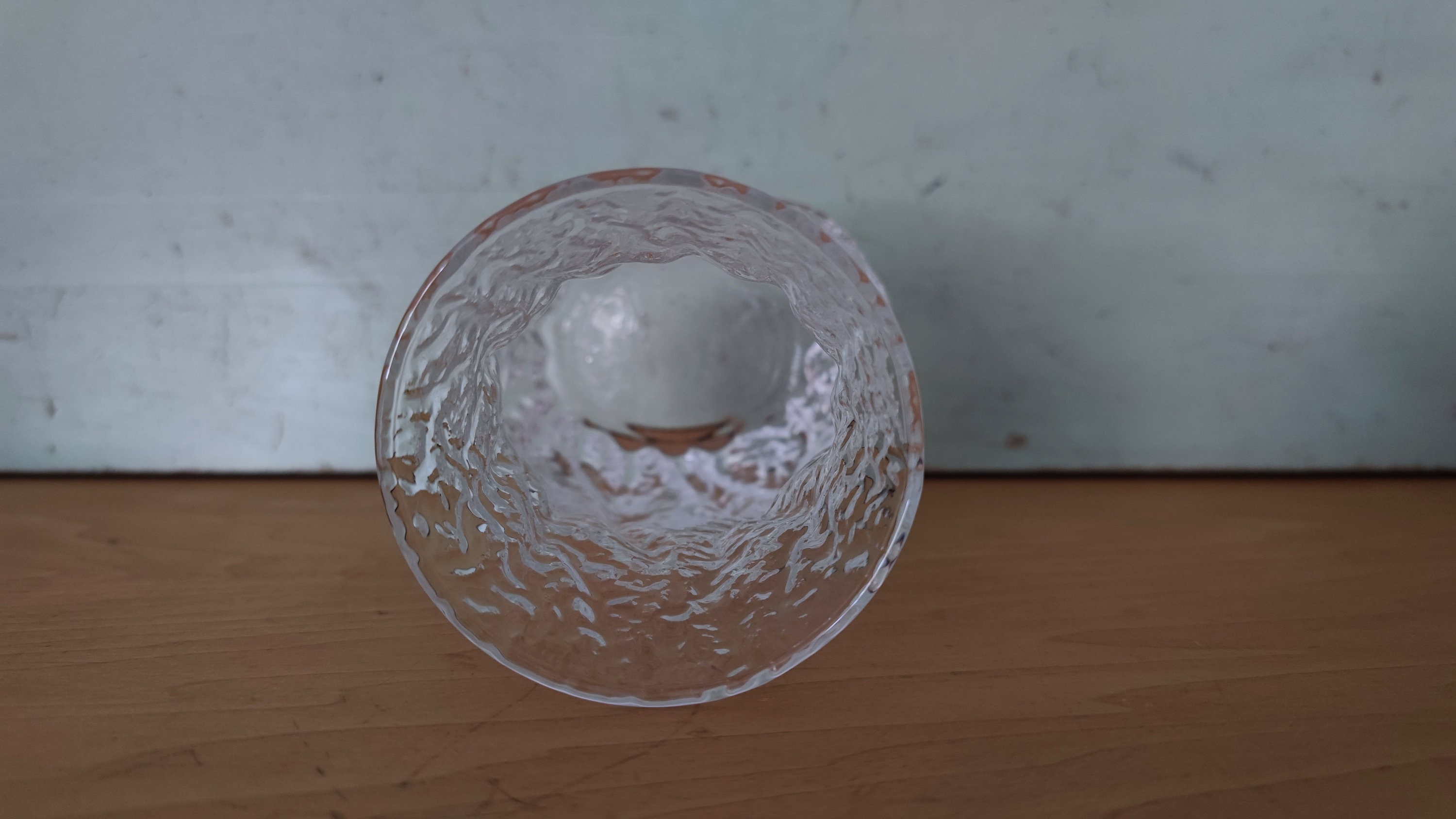 Ivv Selezione Ice Bark Glass Vase Italian Art Glass 1970’s - Etsy