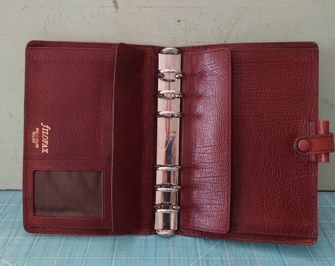 Leather British Filofax Organizer the Classic Winchester Style English ...