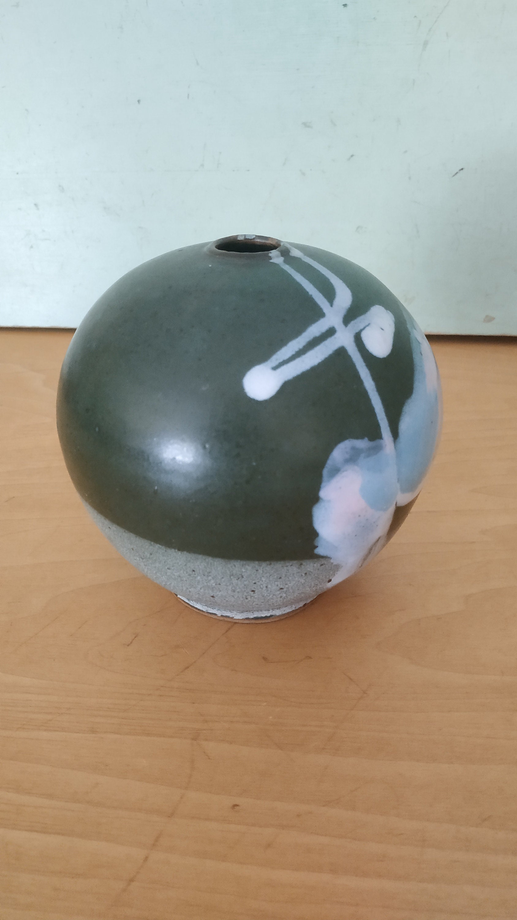 Vintage Fine Art Pottery Round Globe Ceramic Sphere Japanese - Etsy