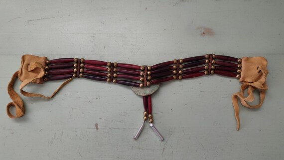 Native American Clamshell Choker Necklace Native Amer… - Gem