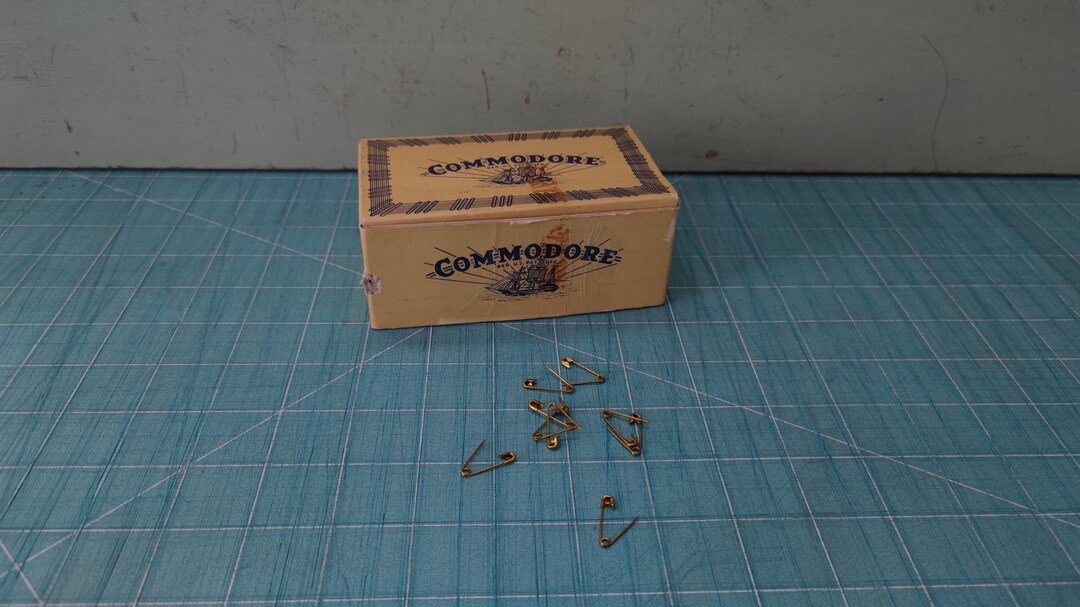 WW II US Army Commodore English Brass Safety Pins - Etsy