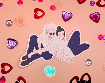 Satosugu Anime Vinyl Sticker Gojo Satoru Sticker Geto Suguru Sticker ...