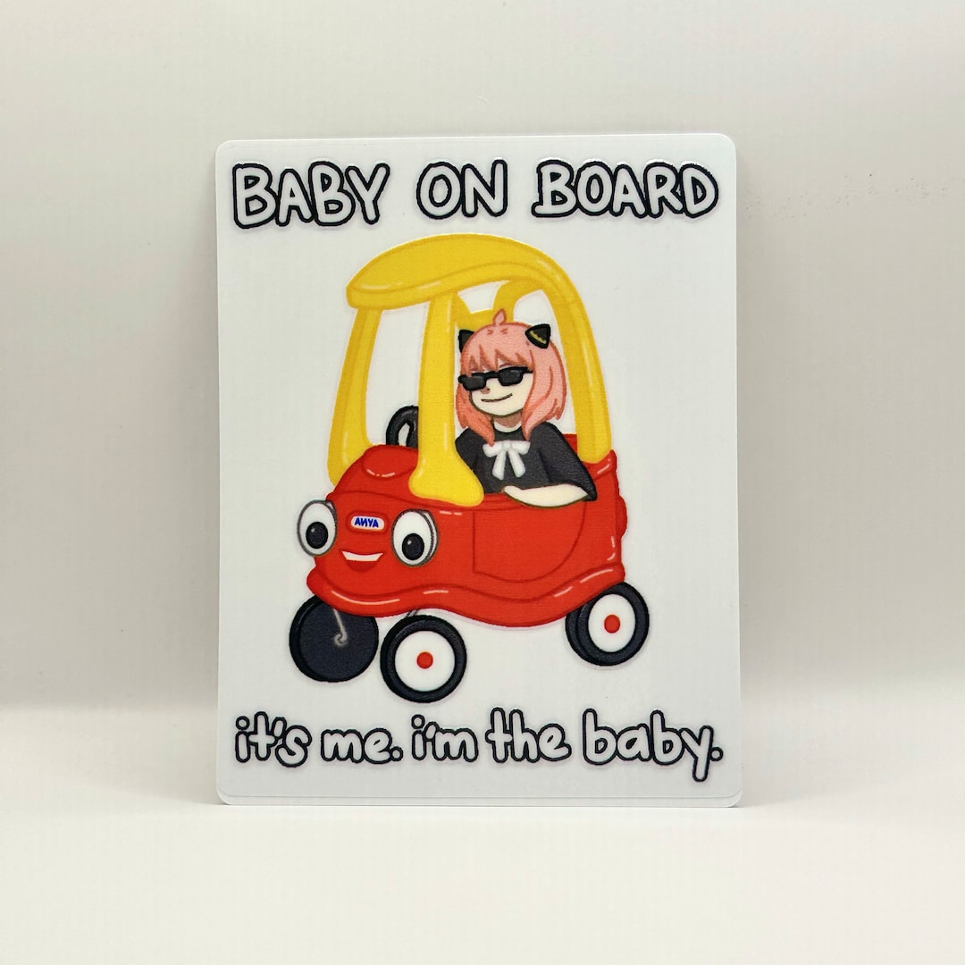 Anya Baby Car Decal - Etsy