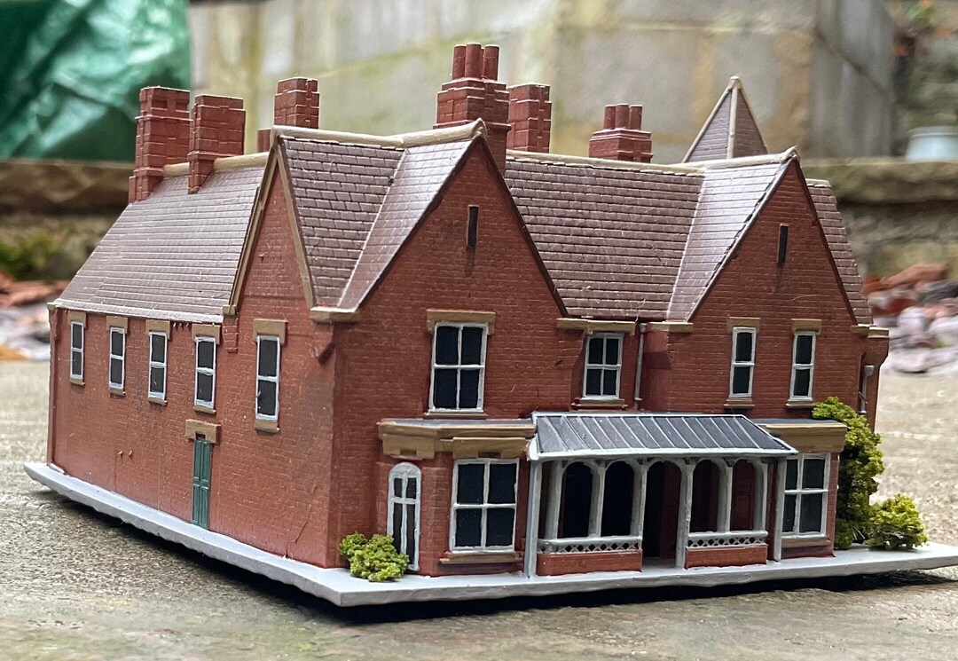 Borley Rectory - Highly Detailed Hand Painted 3-D Printed Model ...