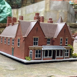 Borley Rectory Highly Detailed Hand Painted 3-D Printed Model Englands ...