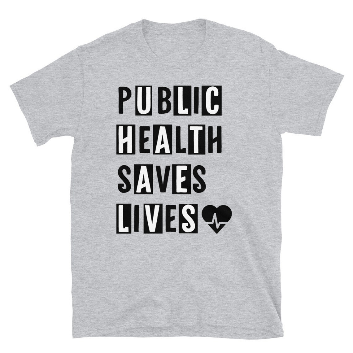Public Health Saves Lives Unisex T Shirt Gift for Public - Etsy