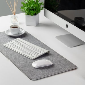 Computer Desk Mat to Organize Your Work Place 5mm Felt Thickness - Etsy UK