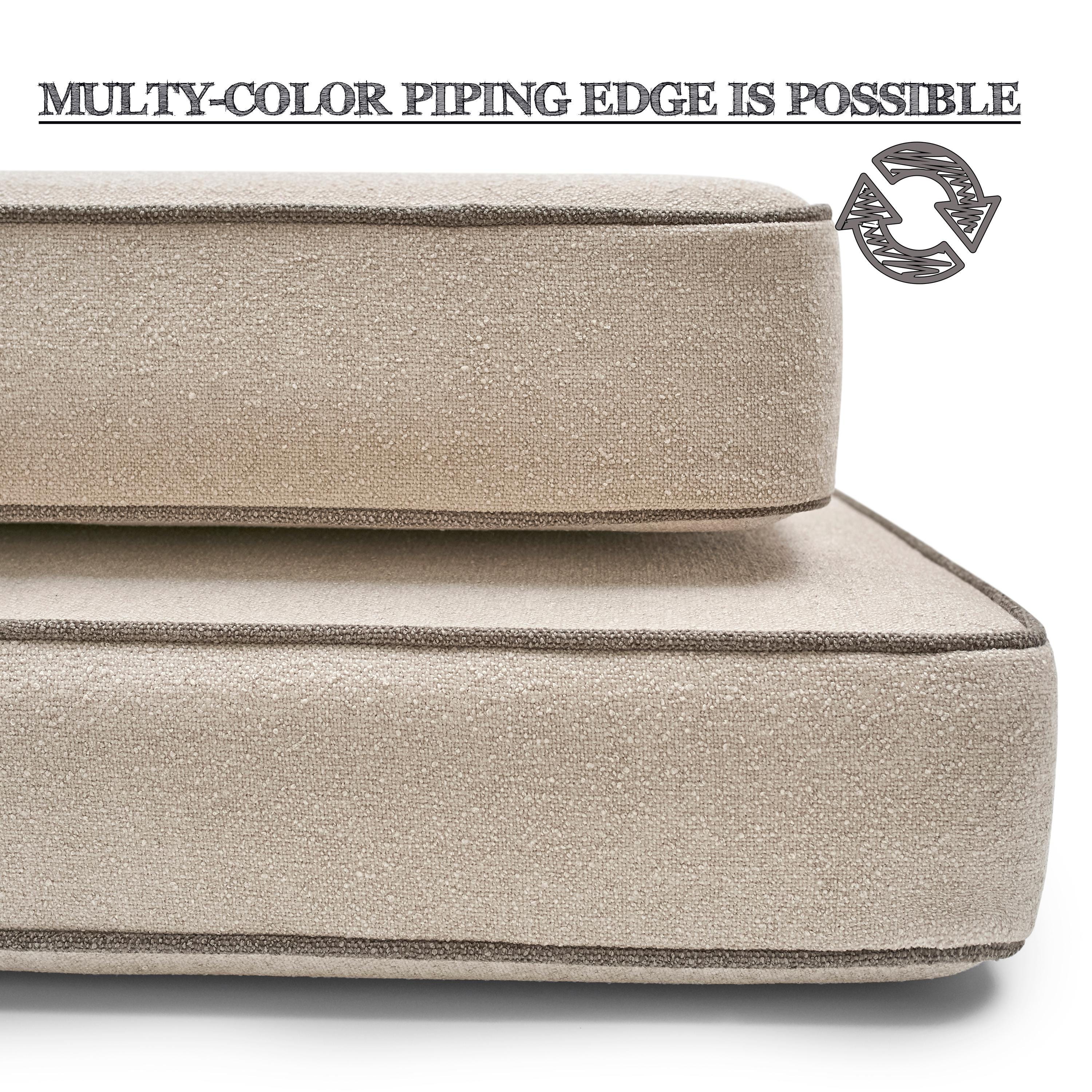2" (5cm) Thick Cushions With Piped Edge. for Sofas and Benches. - Etsy