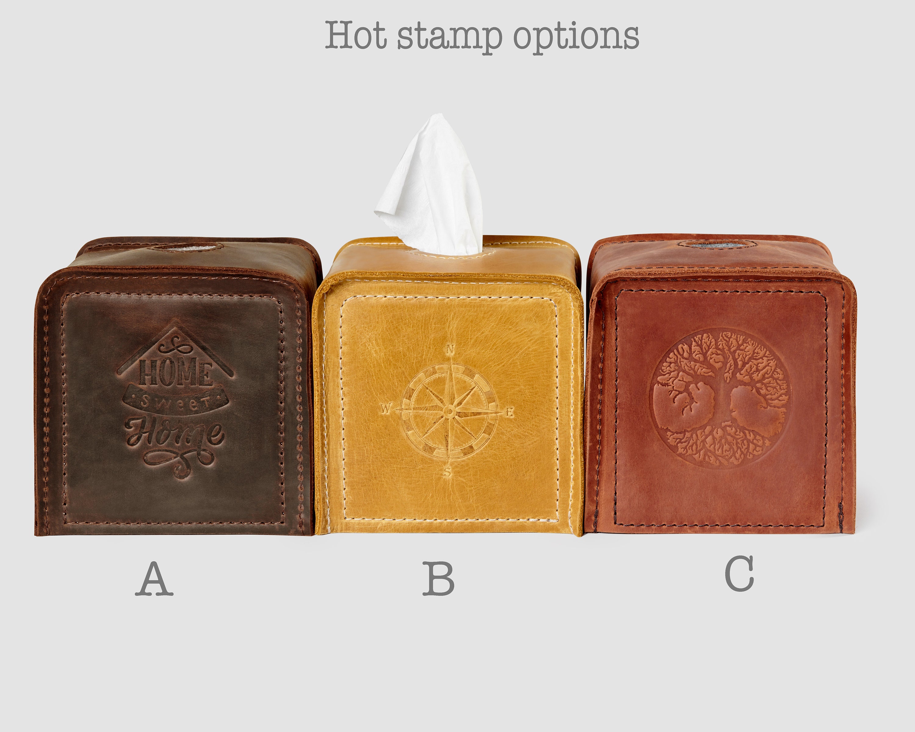 Tissue Box for Dining Table Leather Personalized Tissue Box - Etsy