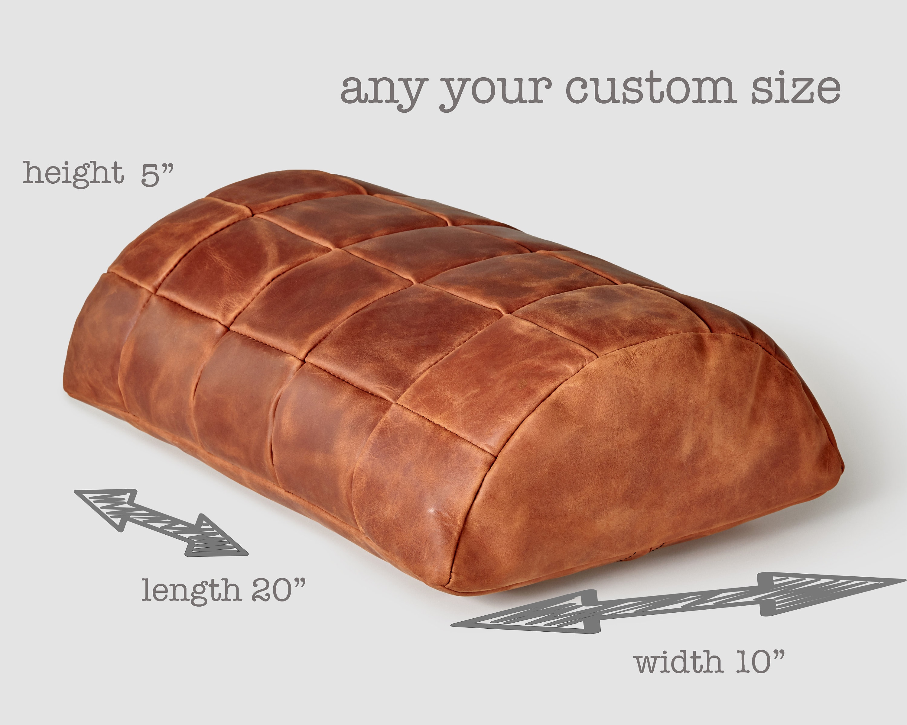 Leather Footrest Cover Under Desk Foot Rest Office Gifts Wfh - Etsy