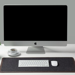 Computer Desk Mat to Organize Your Work Place 5mm Felt Thickness - Etsy UK