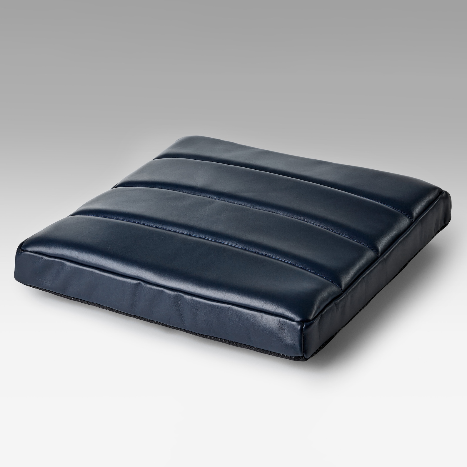 Classic Leather Channeled Cushion. Non Slip Bottom. 2-4 Inches Thick (5 ...