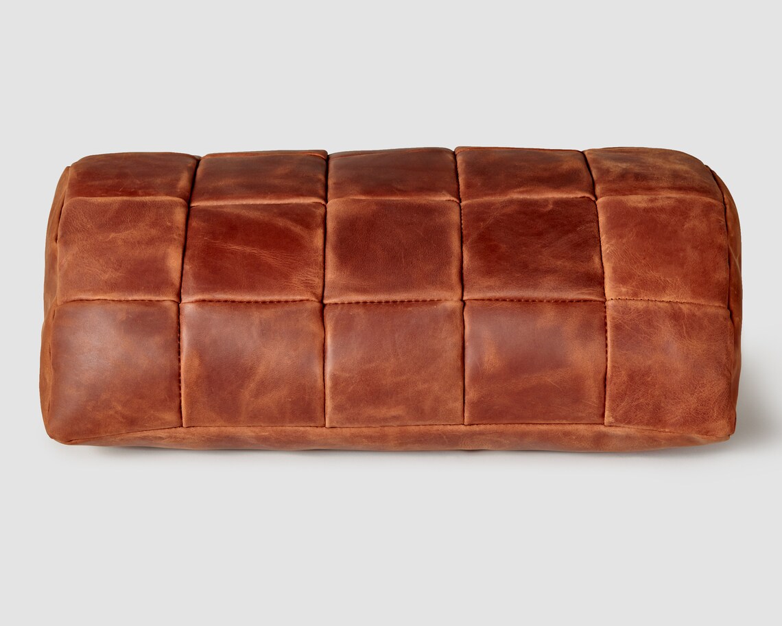 Leather Footrest Cover Under Desk Foot Rest Office Gifts Wfh - Etsy