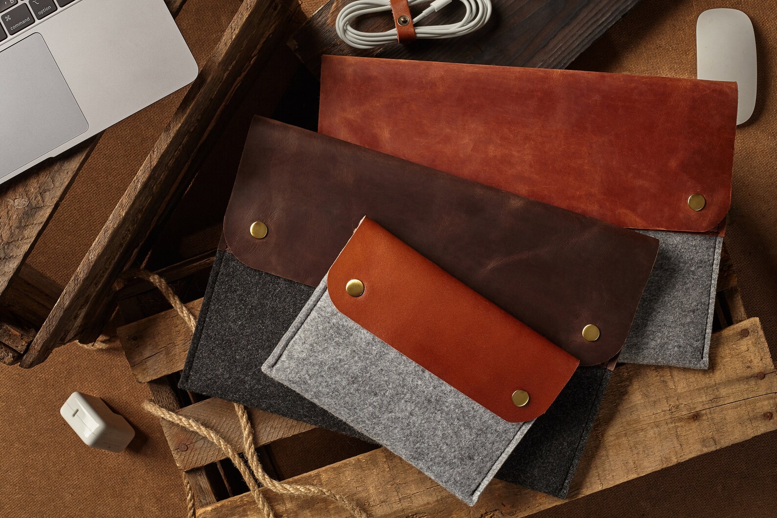 Laptop Cover Macbook Air. Charger and Mouse Case. Great as | Etsy