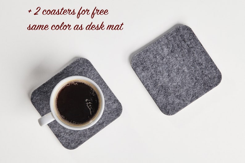 Computer Desk Mat to Organize Your Work Place 5mm Felt Thickness - Etsy