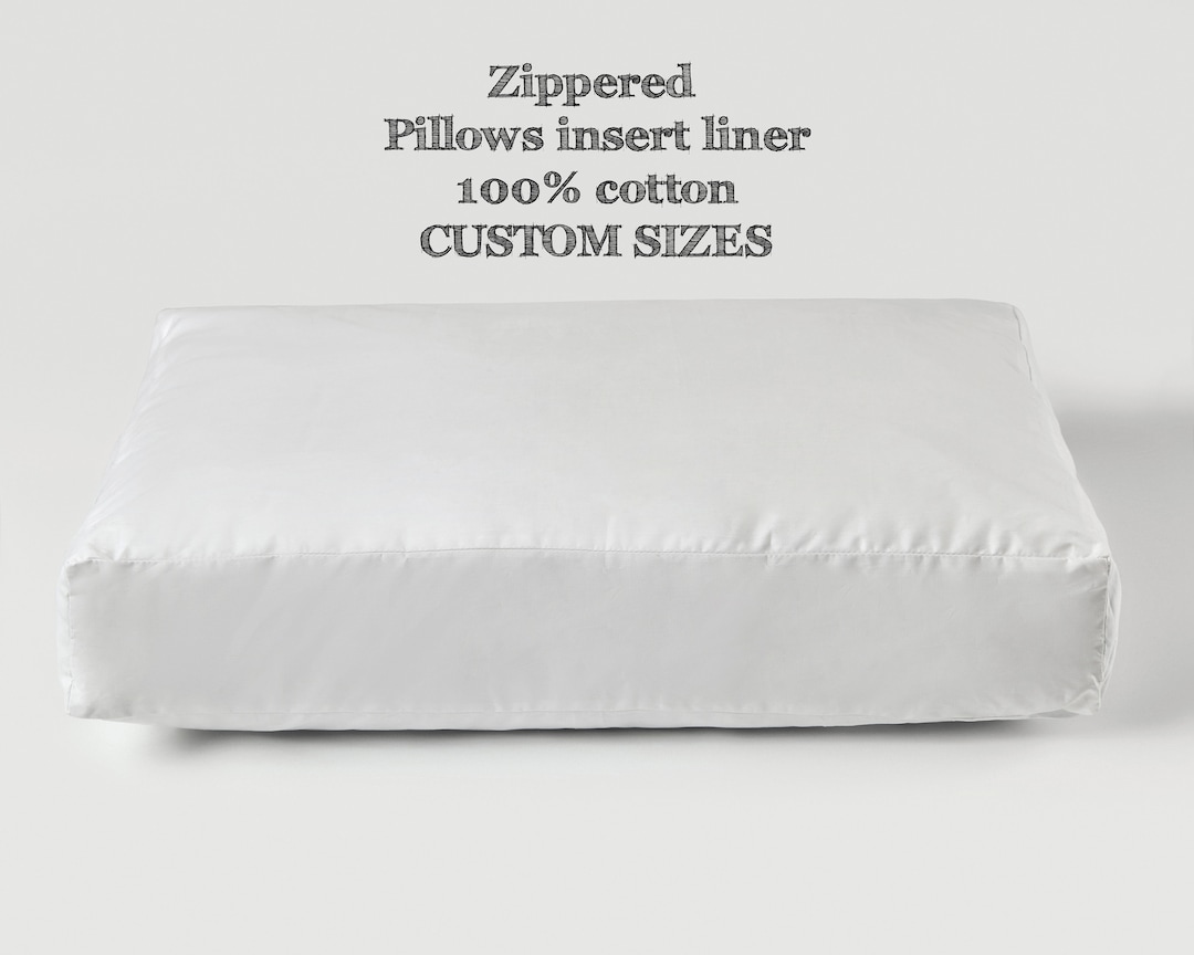 Cotton Pillow Inner Case Without Filling With Zipper. - Etsy