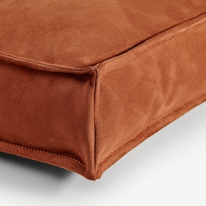 French Edge Cushion Covers. Faux Leather and Suede. Custom Sizes and ...
