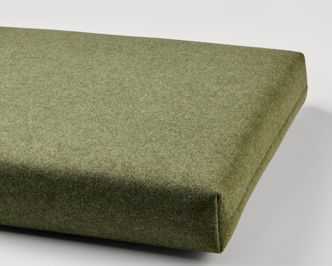 Boxed Cushion. Custom Size Felt Bench Cushion - 2" Thickness. - Etsy